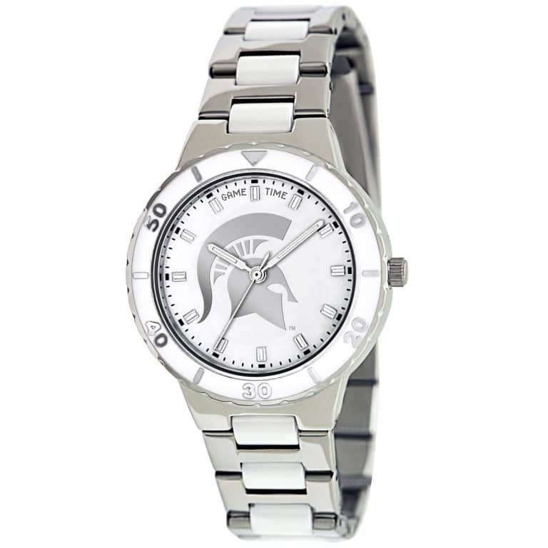Michigan State Spartans Ladies Quartz Analog Pearl Watch - Detroit Game ...