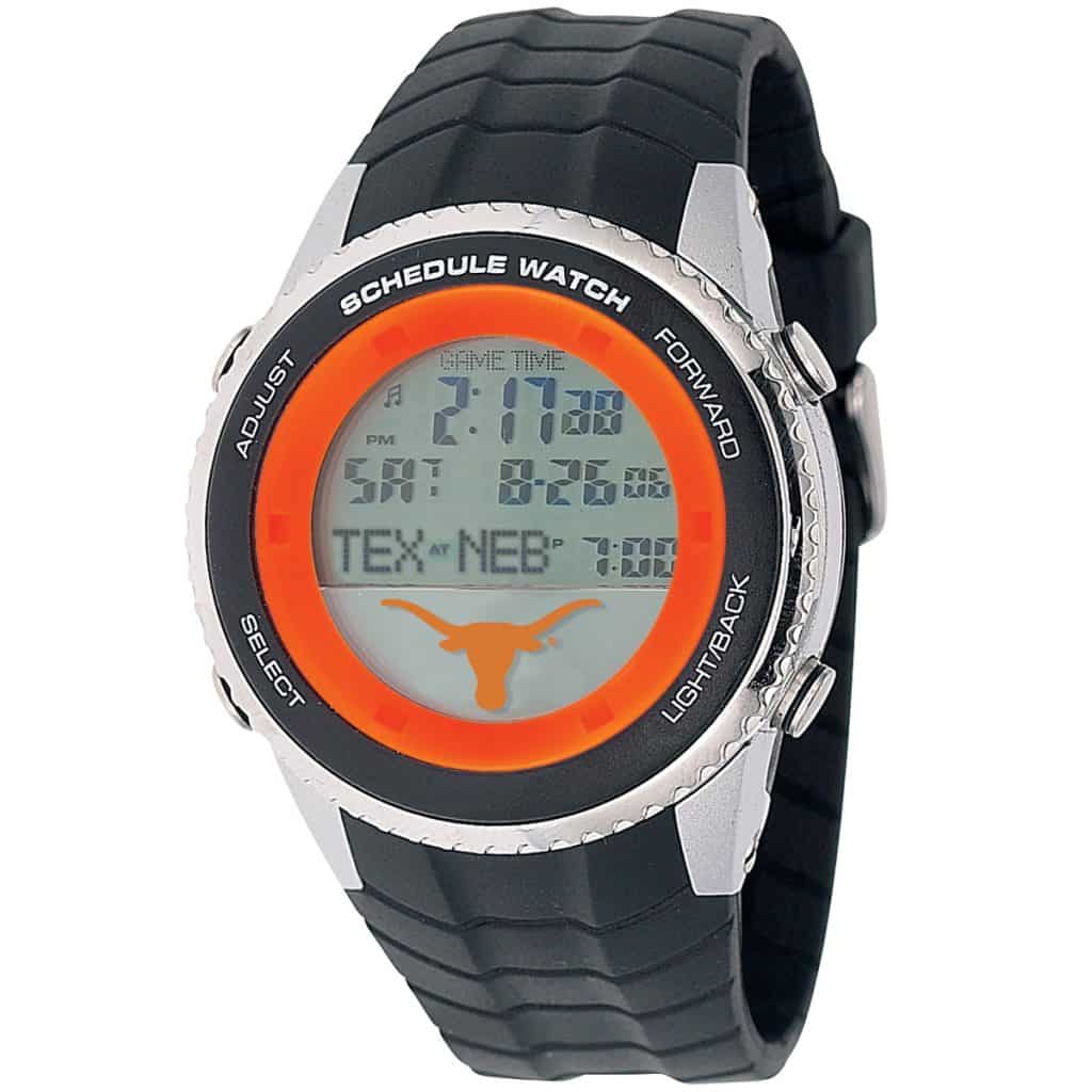 Texas Longhorns Mens LCD Schedule Watch - Detroit Game Gear