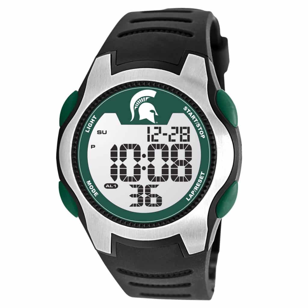Michigan State Spartans Mens LCD Training Camp Watch - Detroit Game Gear