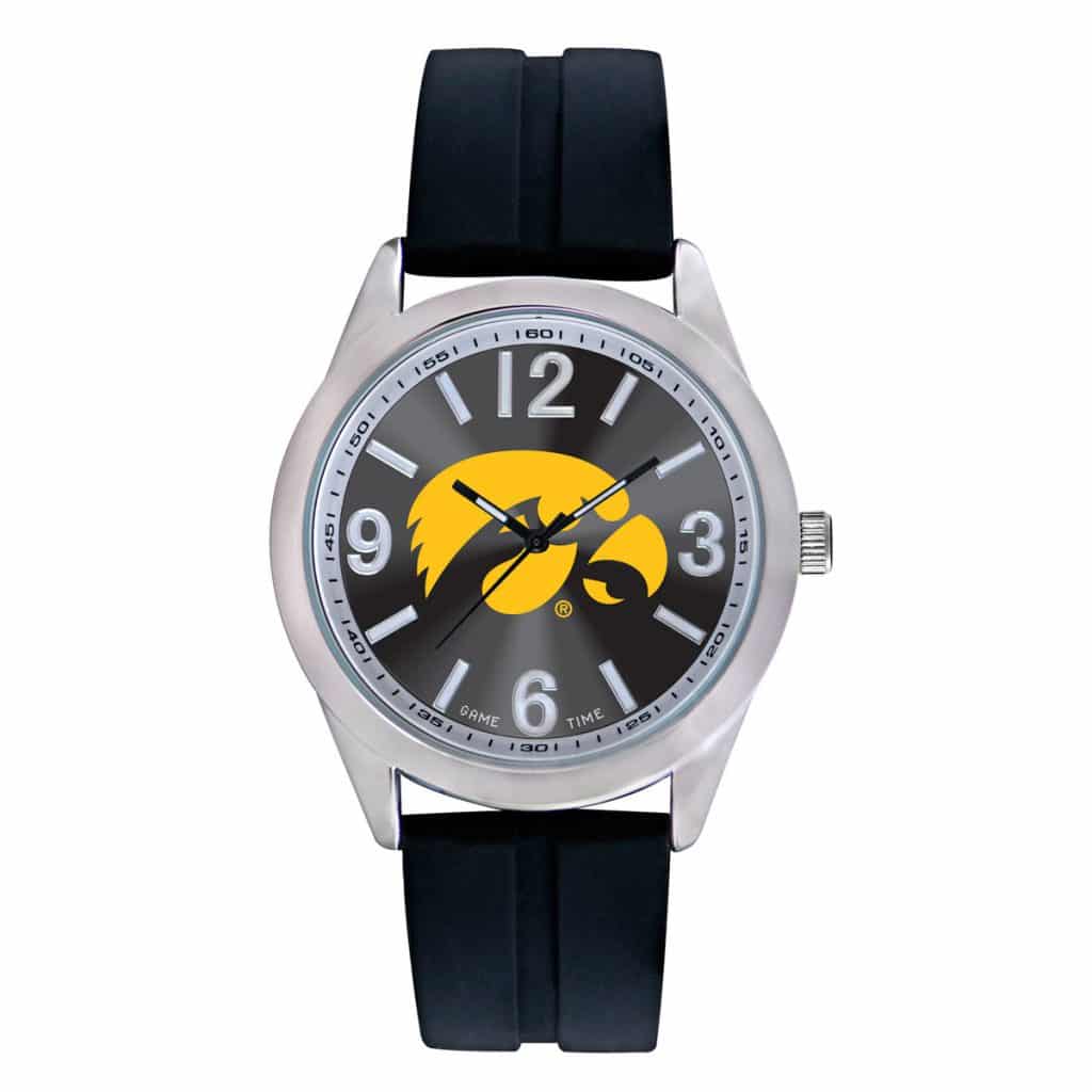 Iowa Hawkeyes Mens Quartz Analog Varsity Watch - Detroit Game Gear
