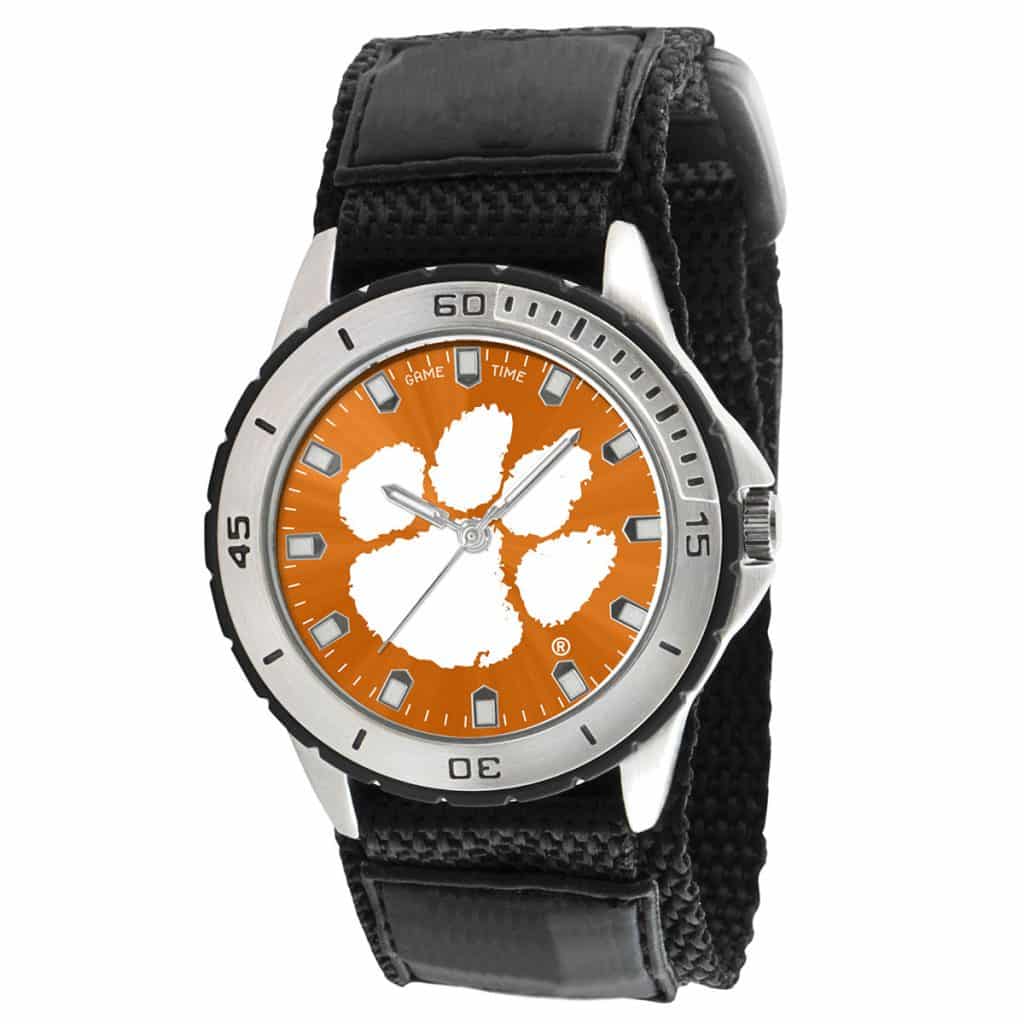Clemson Tigers Mens Quartz Analog Veteran Watch - Detroit Game Gear