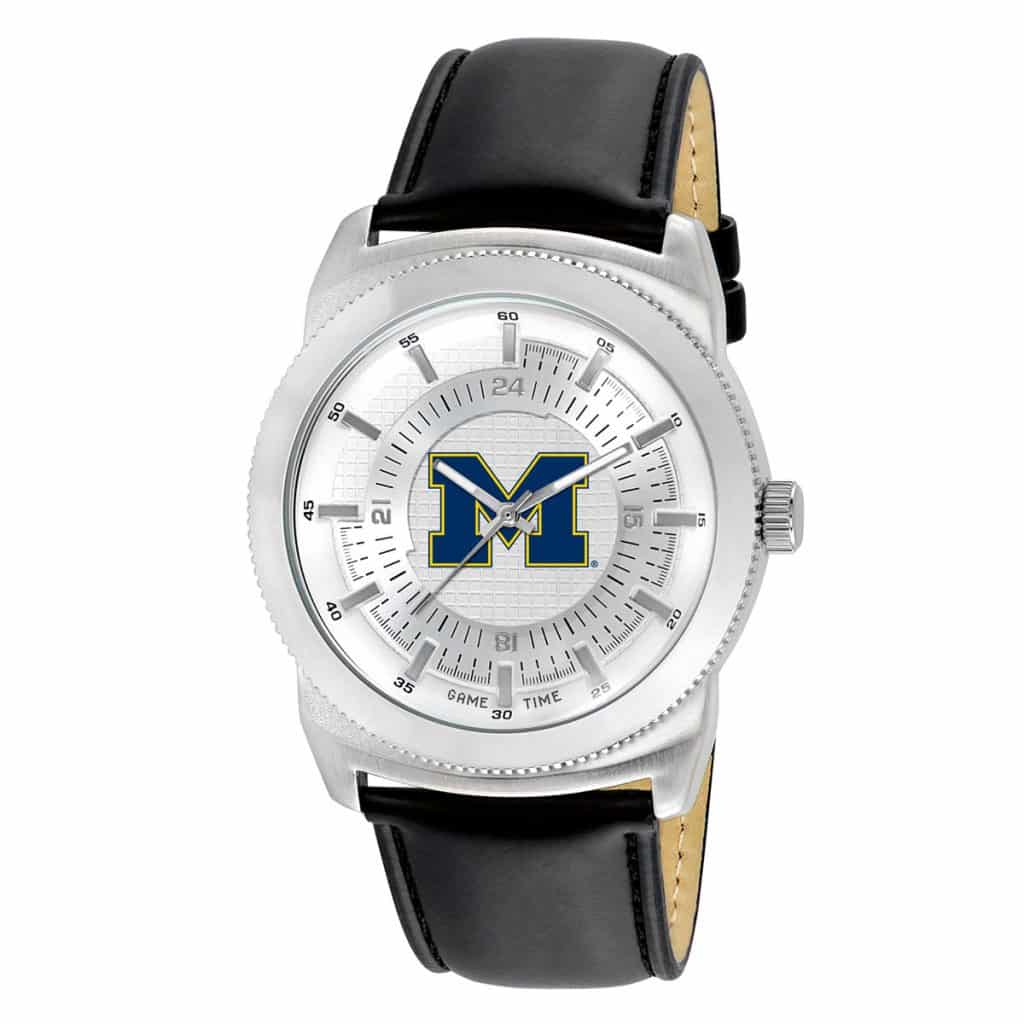 Michigan Wolverines Mens Quartz Analog Vintage Watch - Detroit Game Gear