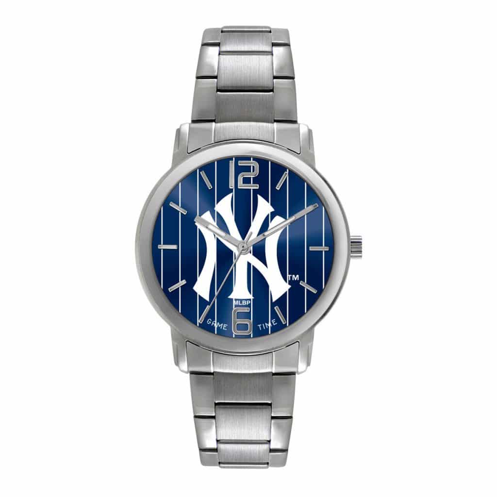 New York Yankees Pinstripe Ladies Quartz Analog All Around Watch ...
