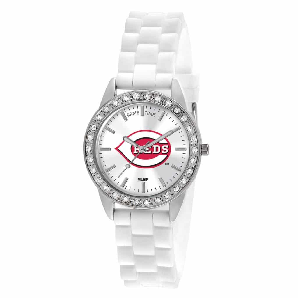 Cincinnati Reds Ladies Quartz Analog Frost Watch - Detroit Game Gear