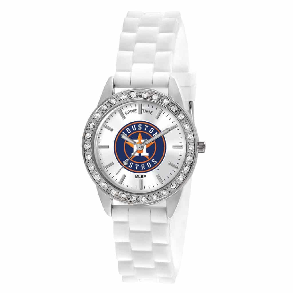 Houston Astros Ladies Quartz Analog Frost Watch - Detroit Game Gear