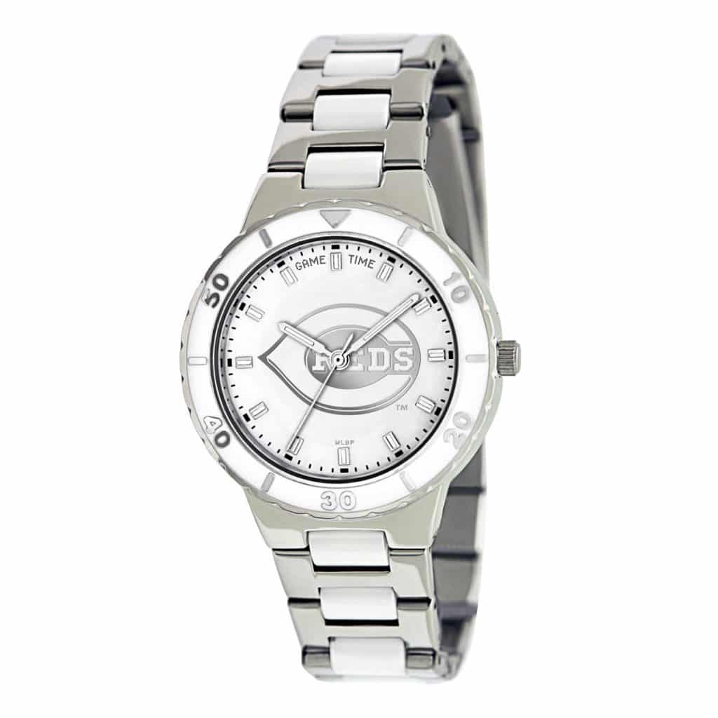 Cincinnati Reds Ladies Quartz Analog Pearl Watch - Detroit Game Gear