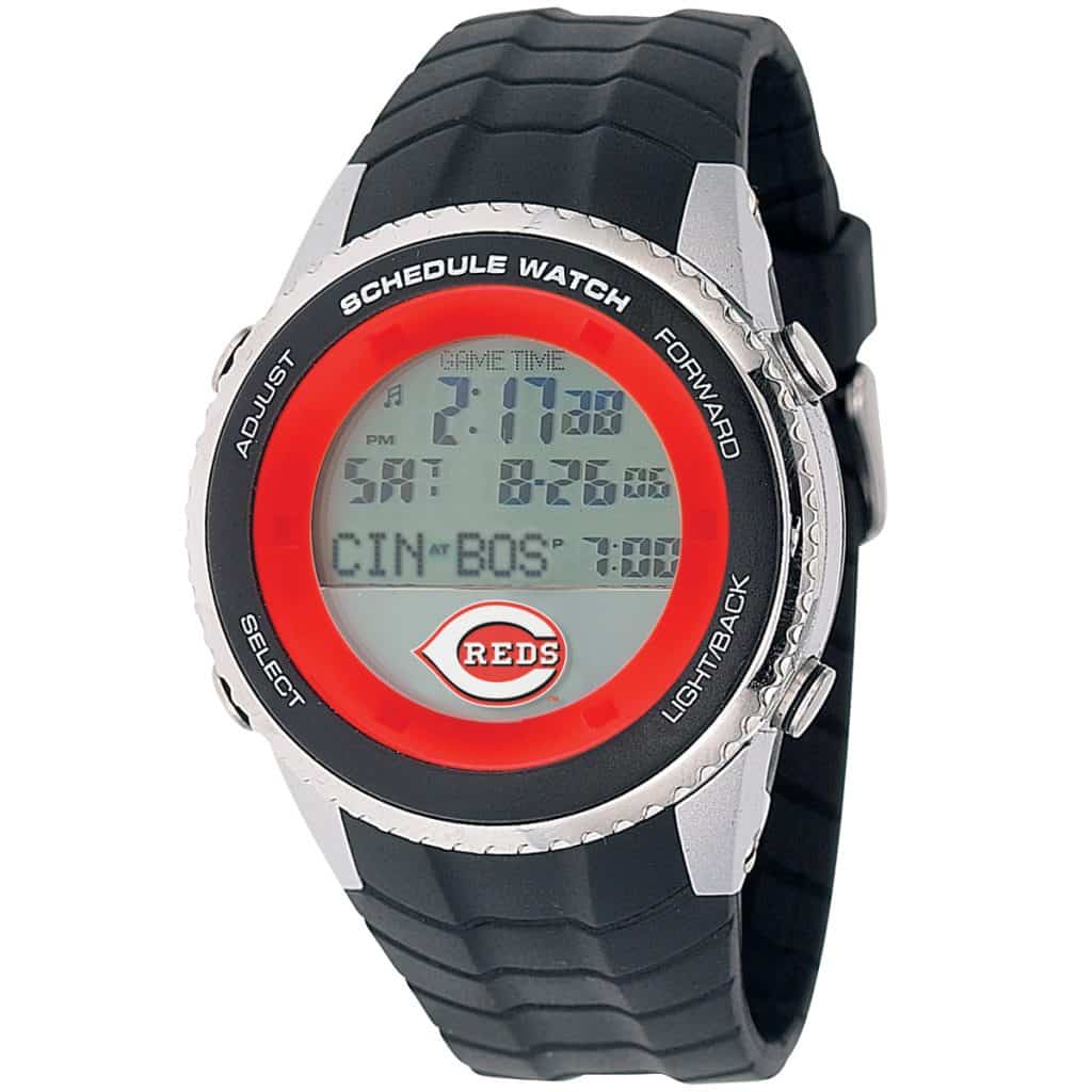 Cincinnati Reds Mens LCD Schedule Watch - Detroit Game Gear