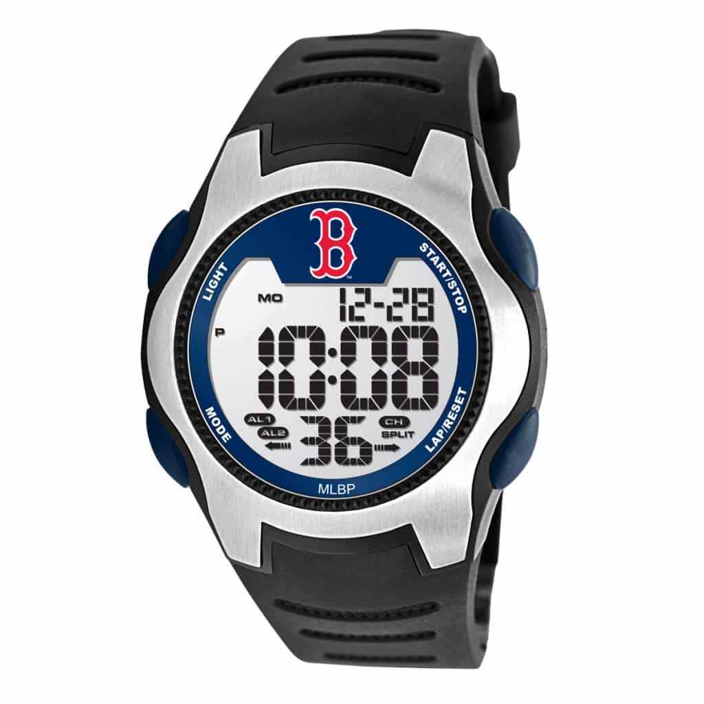 Boston Red Sox B Logo Mens LCD Training Camp Watch - Detroit Game Gear