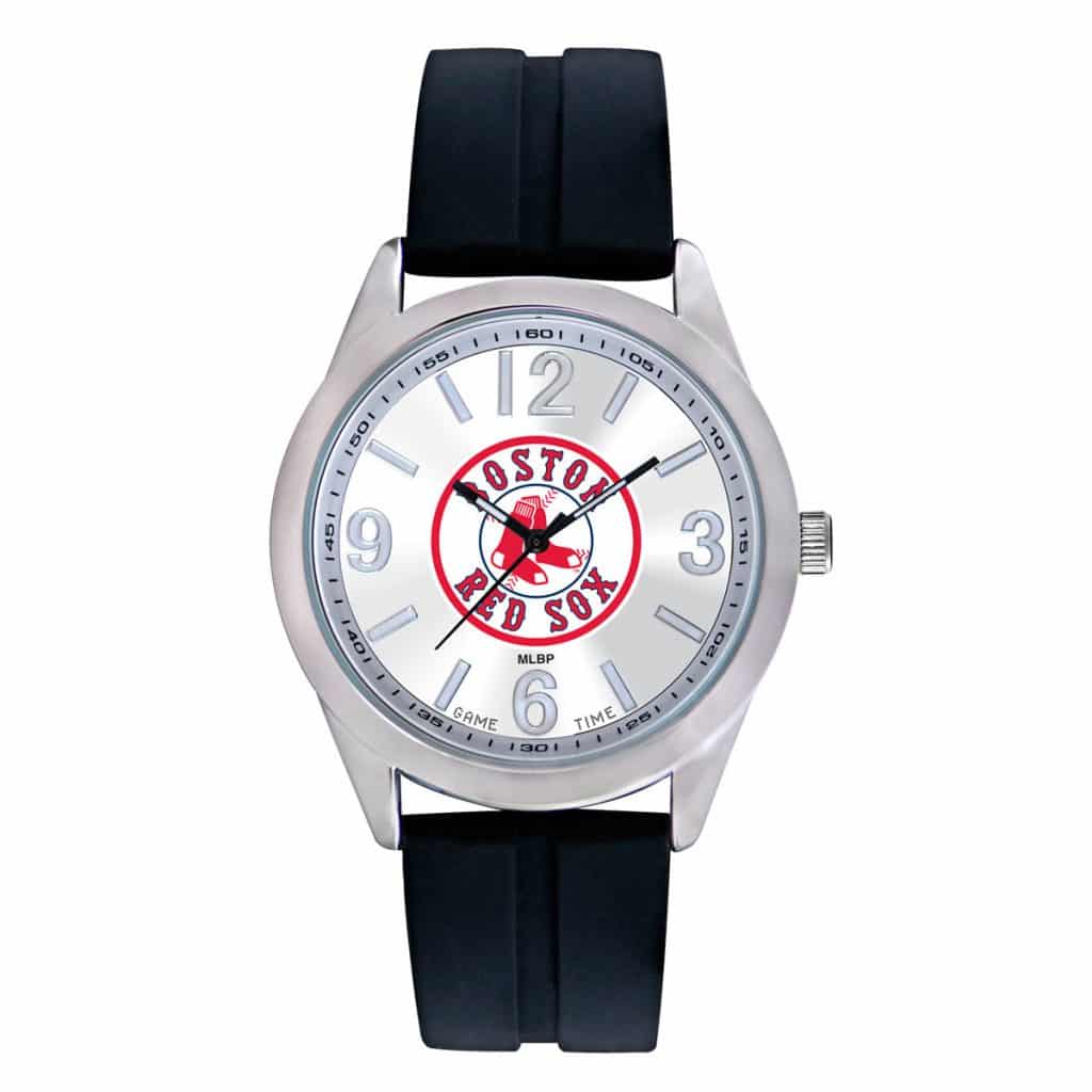 Boston Red Sox Logo Mens Quartz Analog Varsity Watch - Detroit Game Gear