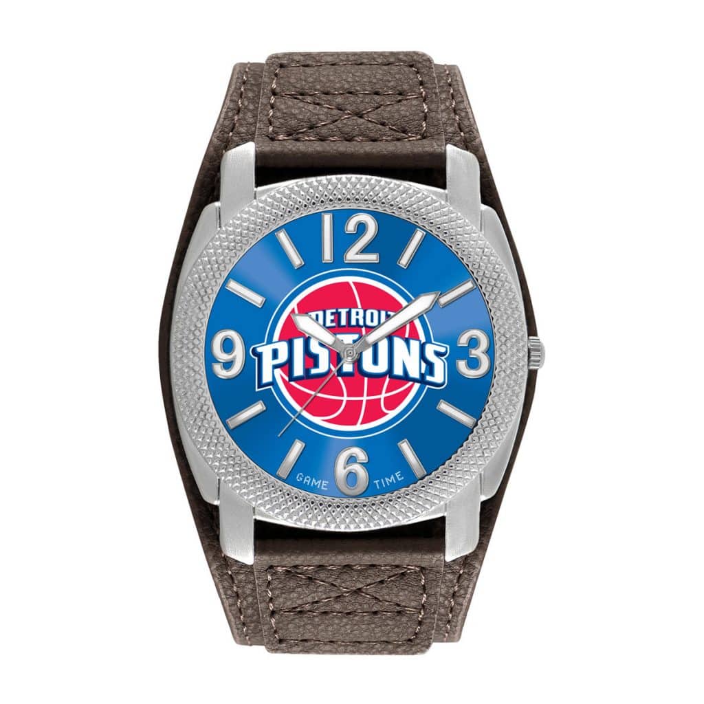 Detroit Pistons Mens Quartz Analog Defender Watch - Detroit Game Gear