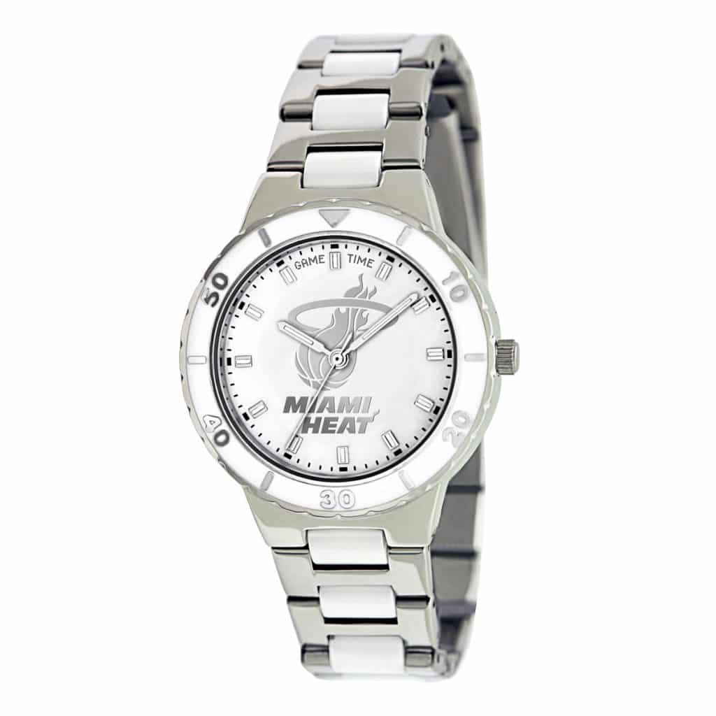 Miami Heat Ladies Quartz Analog Pearl Watch - Detroit Game Gear