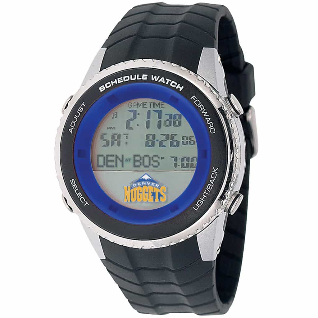 Denver Nuggets Mens LCD Schedule Watch - Detroit Game Gear