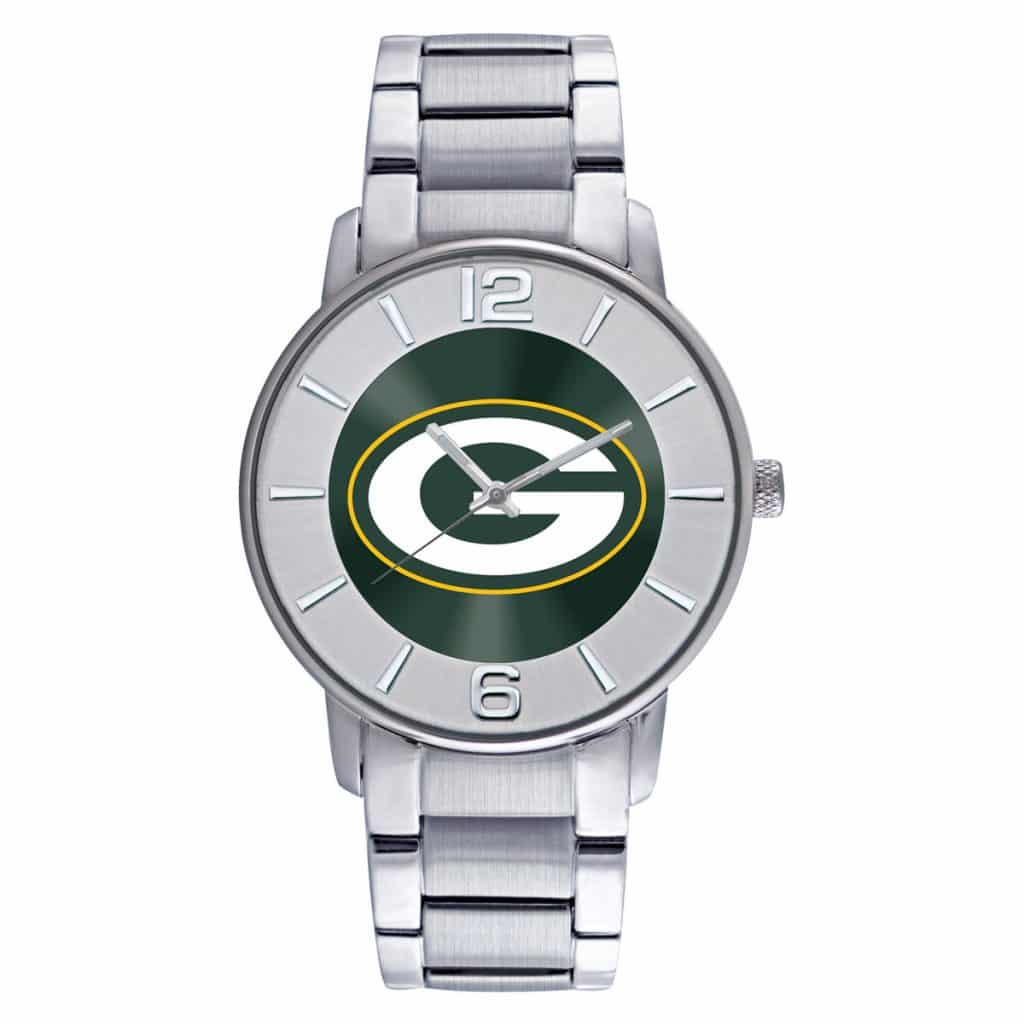 Green Bay Packers Mens Quartz Analog All Pro Watch - Detroit Game Gear