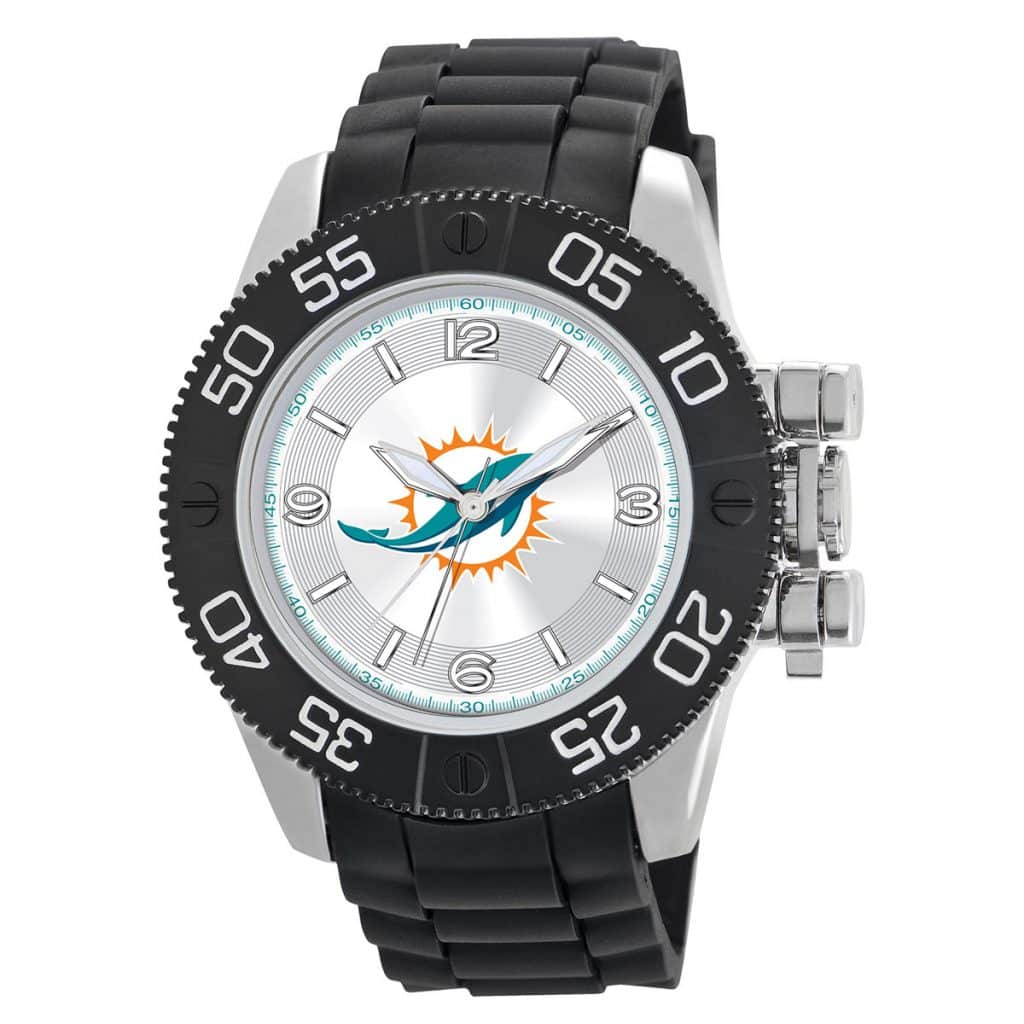 Miami Dolphins Mens Quartz Analog Beast Watch - Detroit Game Gear