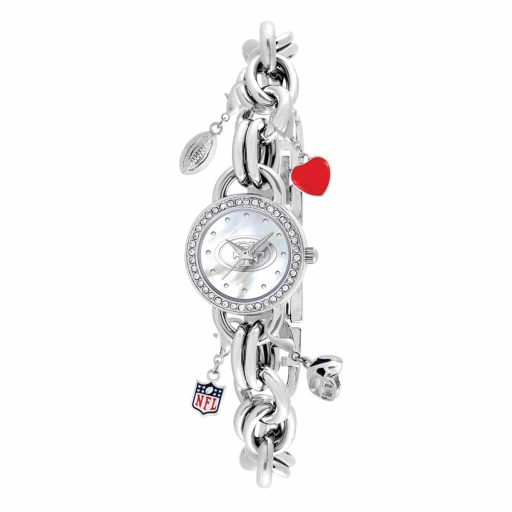 San Francisco 49ers Ladies Quartz Analog Charm Watch - Detroit Game Gear