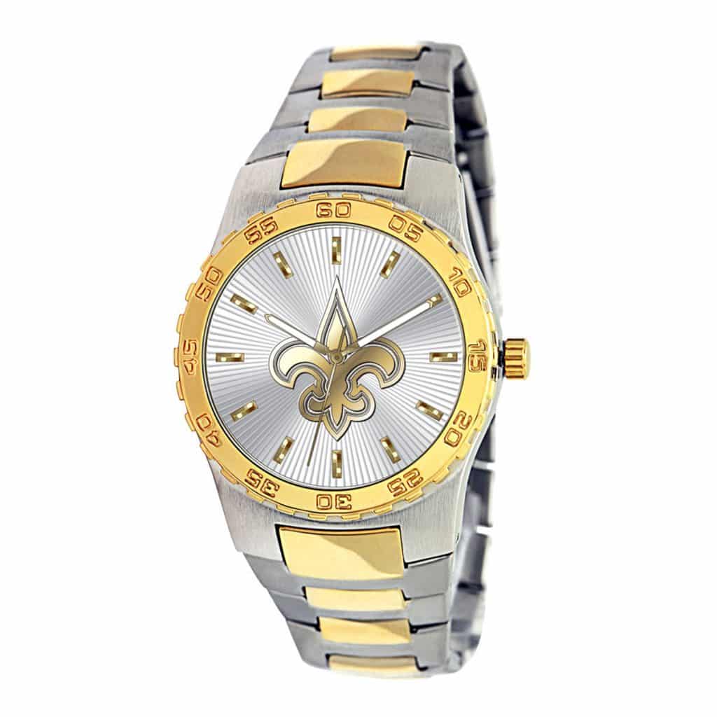 New Orlean Saints Mens Quartz Analog Executive Watch - Detroit Game Gear