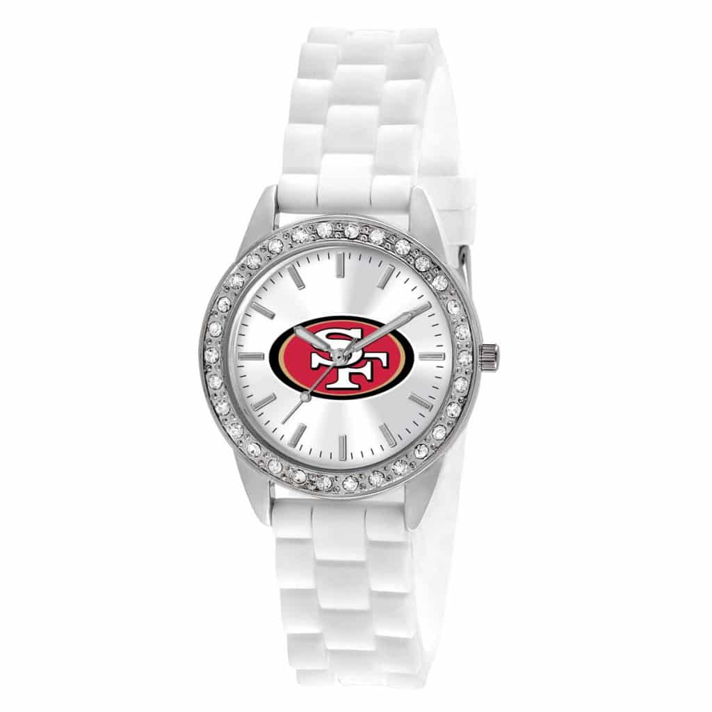 San Francisco 49ers Ladies Quartz Analog Frost Watch - Detroit Game Gear