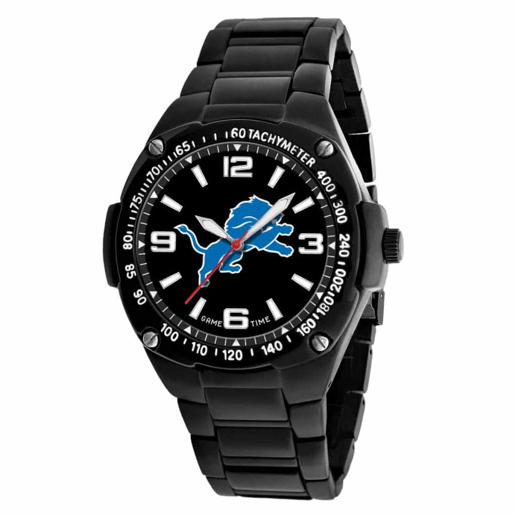 Detroit Lions Mens Quartz Analog Gladiator Watch - Detroit Game Gear