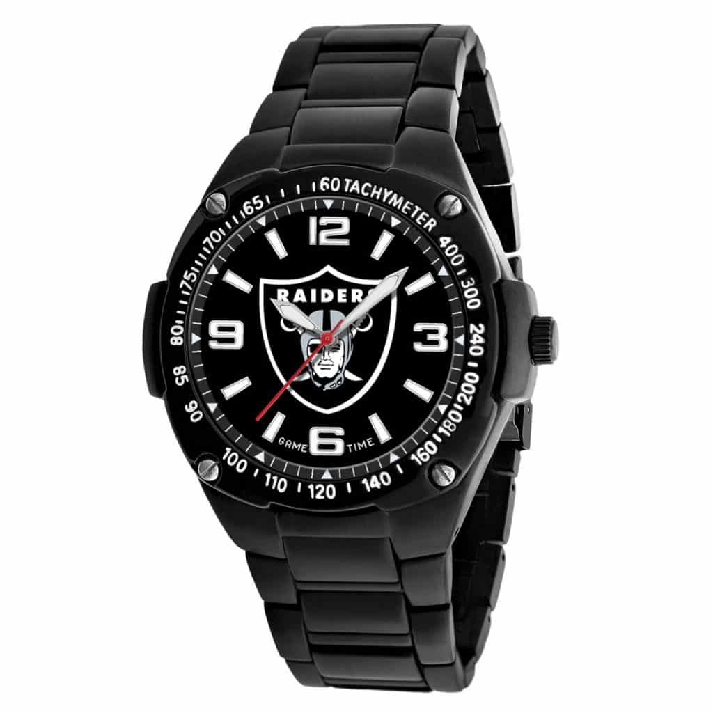 Oakland Raiders Mens Quartz Analog Gladiator Watch - Detroit Game Gear