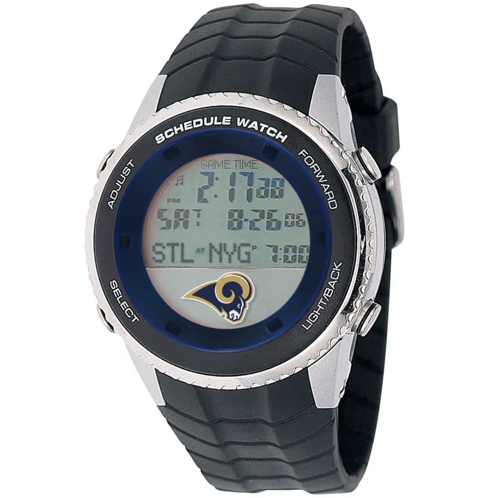 St. Louis Rams Mens LCD Schedule Watch - Detroit Game Gear