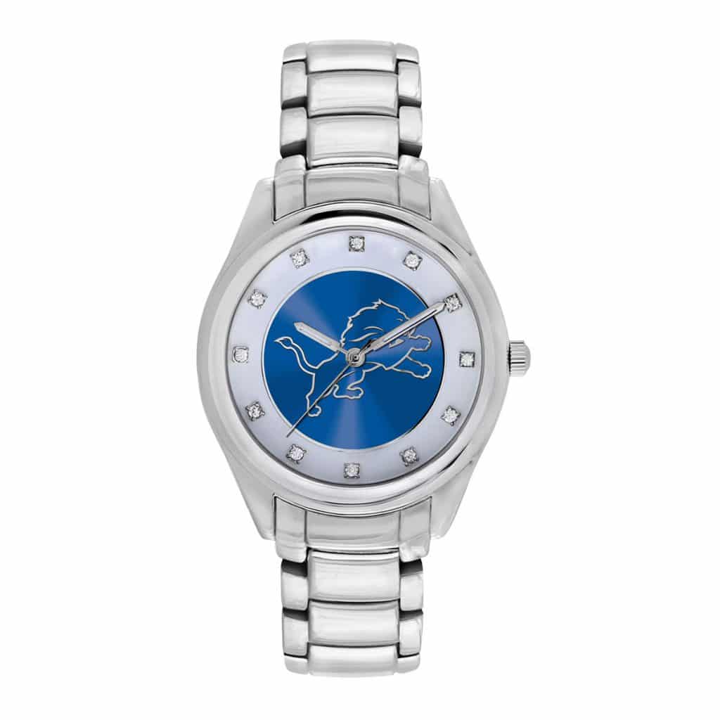 Detroit Lions Ladies Quartz Analog Wild Card Watch - Detroit Game Gear