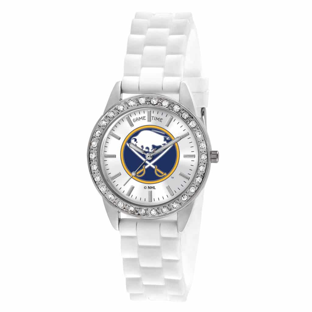 Buffalo Sabres Ladies Quartz Analog Frost Watch - Detroit Game Gear