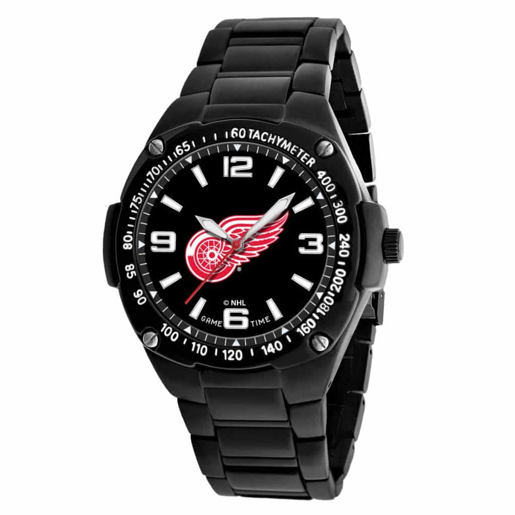 Detroit Red Wings Mens Quartz Analog Gladiator Watch - Detroit Game Gear