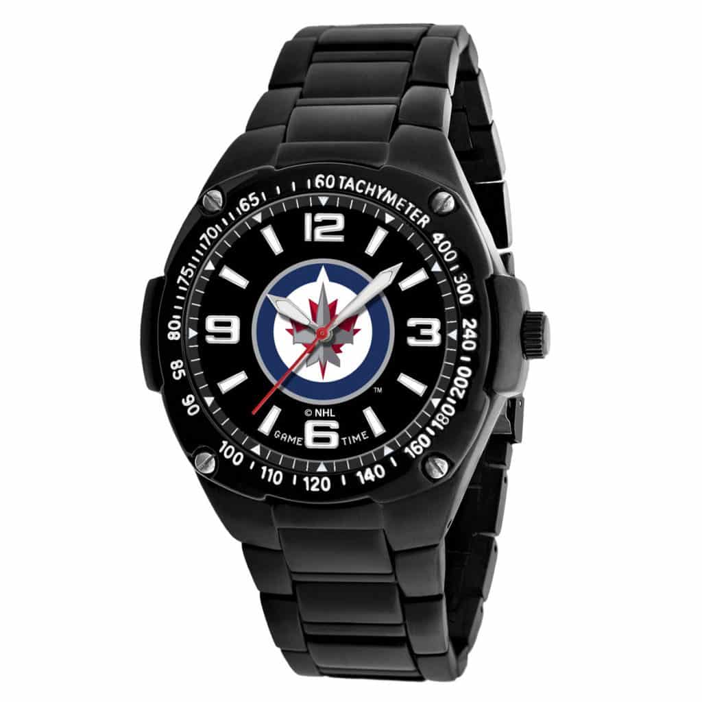 Winnipeg Jets Mens Quartz Analog Gladiator Watch - Detroit Game Gear