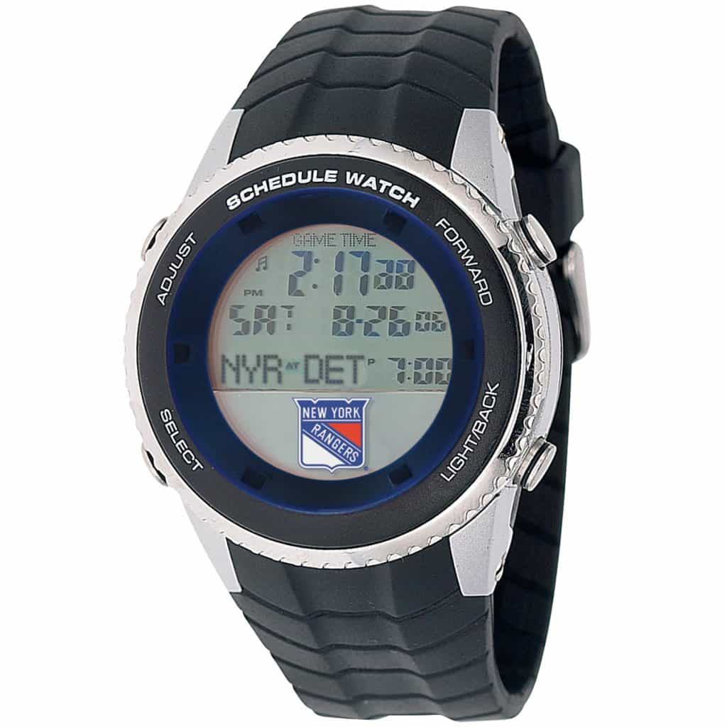 New York Rangers Mens LCD Schedule Watch - Detroit Game Gear