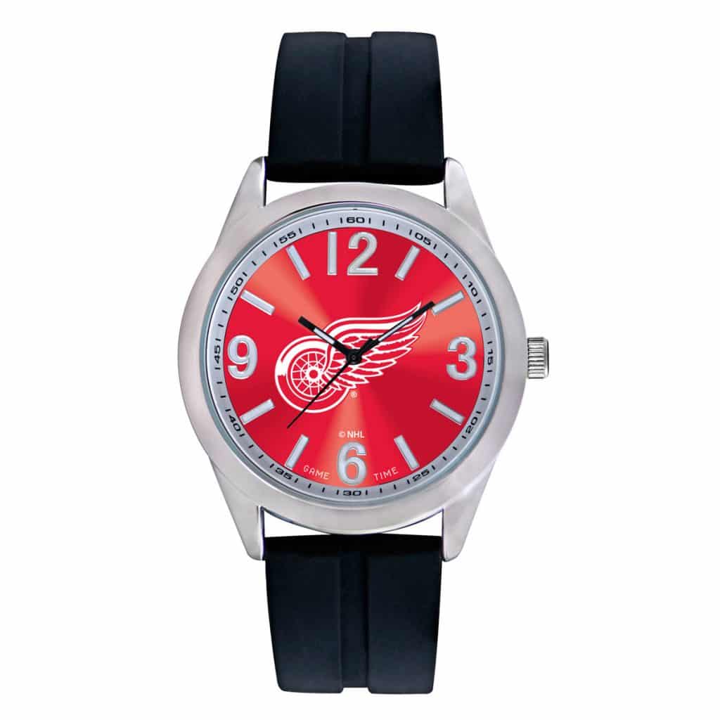 Detroit Red Wings Mens Quartz Analog Varsity Watch - Detroit Game Gear
