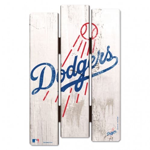 Los Angeles Dodgers Wood Fence Sign - Detroit Game Gear