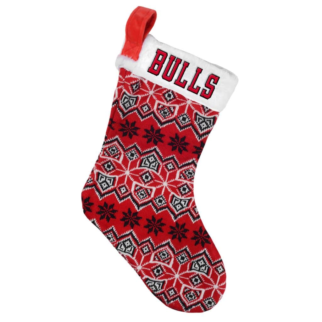Chicago Bulls 2015 Knit Christmas Stocking - Detroit Game Gear