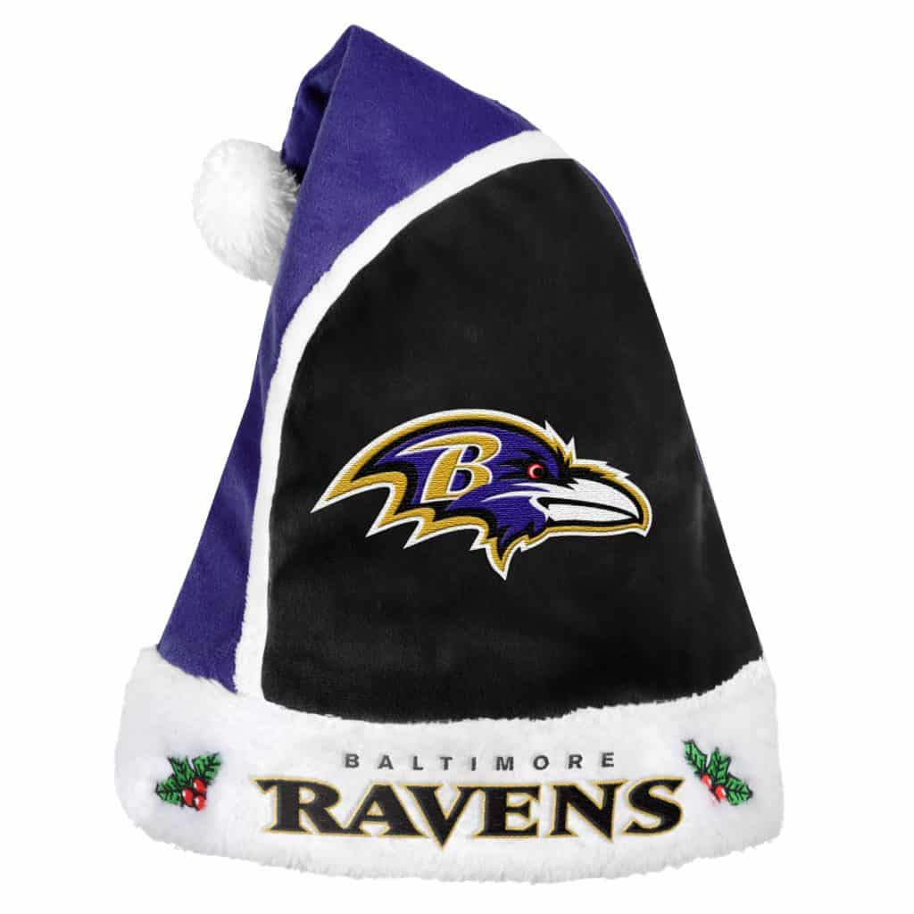 Baltimore Ravens 2015 Christmas Santa Hat - Detroit Game Gear
