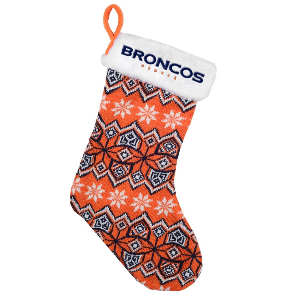 Denver Broncos 2015 Knit Christmas Stocking - Detroit Game Gear