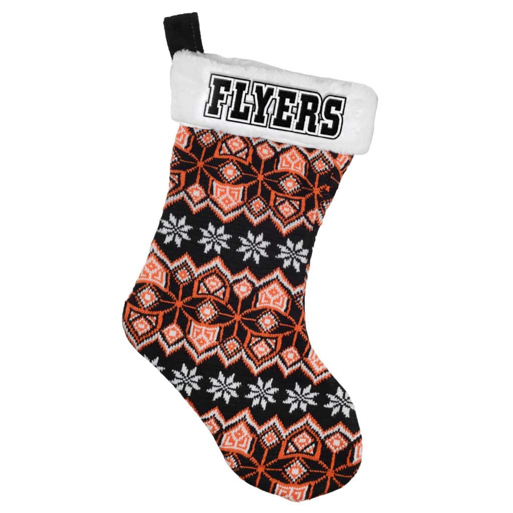 Philadelphia Flyers 2015 Knit Christmas Stocking - Detroit Game Gear