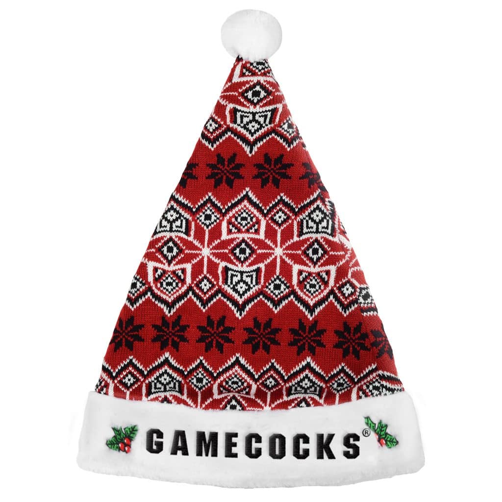 South Carolina Gamecocks 2015 Knit Christmas Santa Hat - Detroit Game Gear
