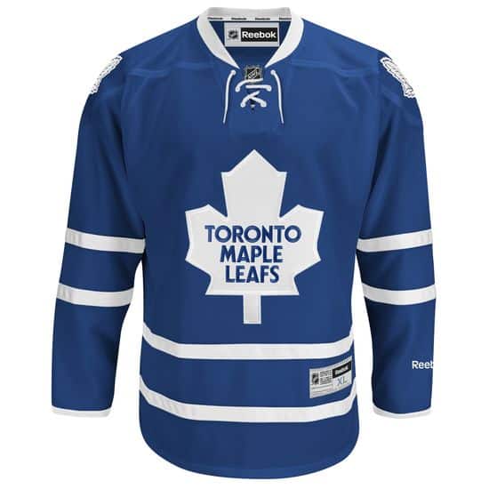 Toronto Maple Leafs Adult Reebok Premier Home Jersey - Detroit Game Gear