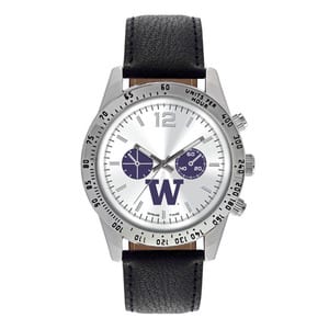 Washington Huskies Mens Quartz Analog Letterman Watch - Detroit Game Gear