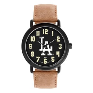 Los Angeles Dodgers Mens Quartz Analog Throwback Watch - Detroit Game Gear