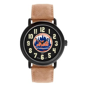 New York Mets Mens Quartz Analog Throwback Watch - Detroit Game Gear