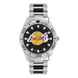 Los Angeles Lakers Mens Quartz Analog Silver Heavy Hitter Watch ...