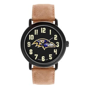 Baltimore Ravens Mens Quartz Analog Throwback Watch - Detroit Game Gear