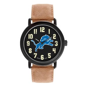 Detroit Lions Mens Quartz Analog Throwback Watch - Detroit Game Gear