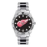 Detroit Red Wings Mens Quartz Analog Silver Heavy Hitter Watch ...
