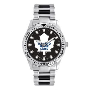 Toronto Maple Leafs Mens Quartz Analog Silver Heavy Hitter Watch ...