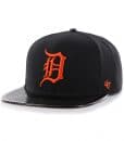 Detroit Tigers 47 Brand Black Shinedown Snapback Adjustable Hat ...