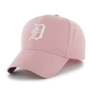 Detroit Tigers 47 Brand Pink Girls YOUTH Adjustable Hat - Detroit Game Gear
