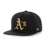 Oakland Athletics Beat Box Captain Black 47 Brand Adjustable Hat ...
