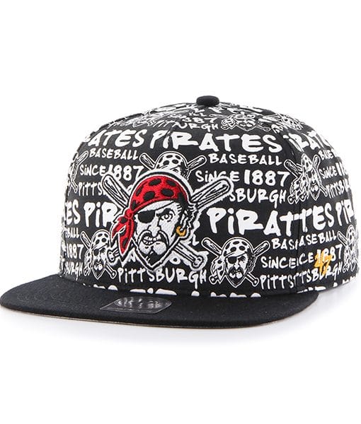 Pittsburgh Pirates Fat Cap Captain Dt White 47 Brand Adjustable Hat ...