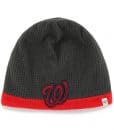 Washington Nationals Grid Fleece Beanie Charcoal 47 Brand YOUTH Hat ...